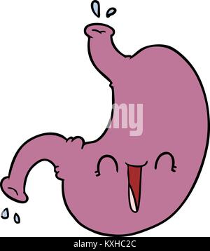 Cute Organe. Fröhlich Mensch, der lächelnden Zeichen. Vektor Pins ...