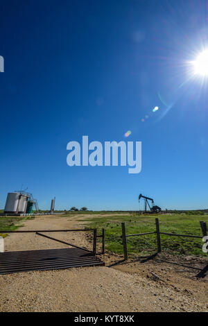 Texas, USA, Urban, Oel, Bohrer, Wasser, Zisterne, Pumpe, Oelforderung ...