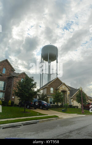 Texas, USA, Urban, Oel, Bohrer, Wasser, Zisterne, Pumpe, Oelforderung ...