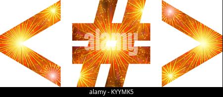 Größer oder kleiner als-Symbol Vektor Abbildung - Bild: 124378037 - Alamy