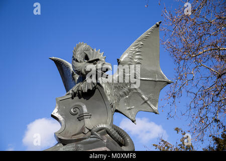 Basilisk Statue in Basel, Schweiz Stockfotografie - Alamy