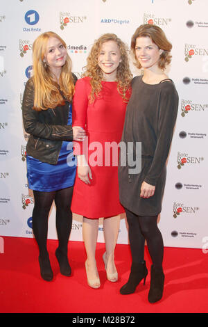 Joanna Semmelrogge, Fototermin beim Jubilaeums-Event 2000 Folgen rote ...