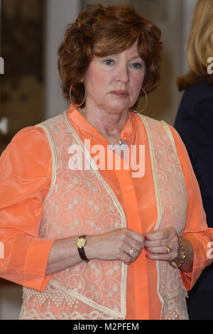 Anita Krueger (Frau von Hardy Krüger sen.), im, pressegespraech "Hardy ...