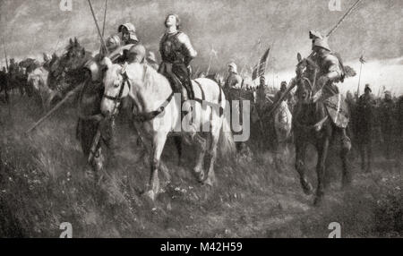 Johanna von Orléans (Jeanne d ' Arc: c.1412-1431). Detail aus einem ...