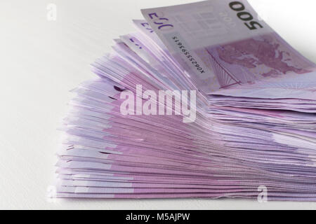 Geld, Banknoten, Euro, 500 Euro-Schein, Rückseite, Banknote, Geldschein ...