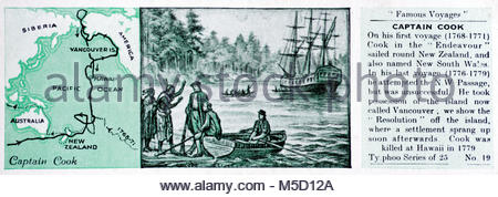 James Cook Reisen Stockfoto, Bild: 91709227 - Alamy
