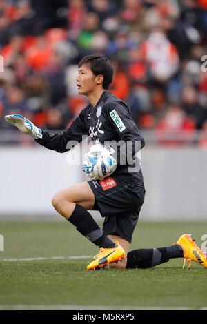 Saitama, Japan. 25 Feb, 2018. /Hitoshi Shiota (Ardija) Fußball: 2018 ...