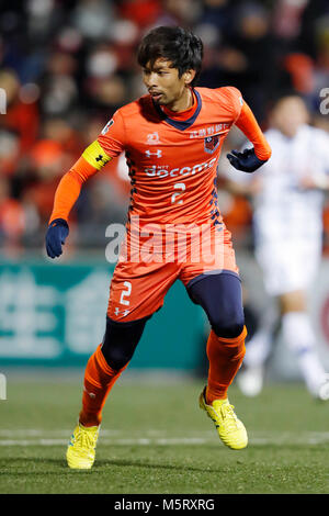 Saitama, Japan. 25 Feb, 2018. /Hitoshi Shiota (Ardija) Fußball: 2018 ...