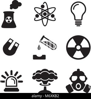 Atomkraftwerk Symbole Freehand Stock-Vektorgrafik - Alamy