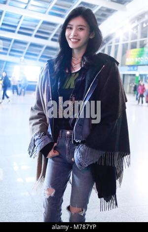 Peking, China. 9 Mär, 2018. Zhou Xiaochuan, Gouverneur der People's ...