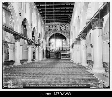 Dieses Foto zeigt die al-Aqsa Moschee in Jerusalem, eine der wichtigsten religiösen Stätten im ...