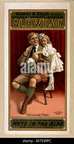 Sidney R. Ellis präsentiert Golden geäußerter Sänger, Al. H. Wilson in ...