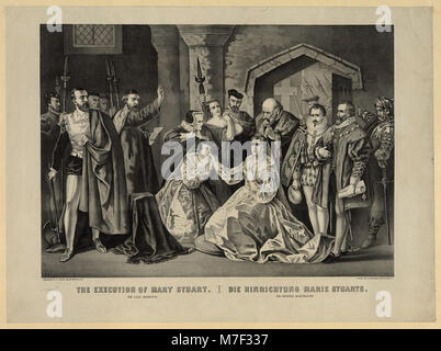 Die Hinrichtung von Mary Stuart. Die letzten Momente Stockfoto, Bild ...