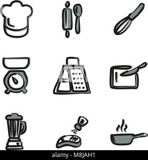 kochenden Topf Küche Essen Piktogramm Vektor Abbildung - Bild ...