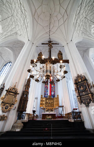 Der Altar der St. Marienkirche Stockfotografie - Alamy