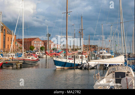 Hafen in Orth, Fehmarn, Ostsee, Schleswig-Holstein, Deutschland, Europa ...
