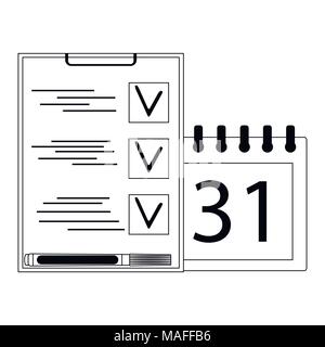 Symbol "Arbeitsplan". Linienformsymbol aus der Sammlung von ...