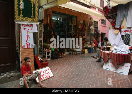 Berber-Markt, Souk Tanger Obst und Gemüse Markt. Marokko in Nordafrika ...