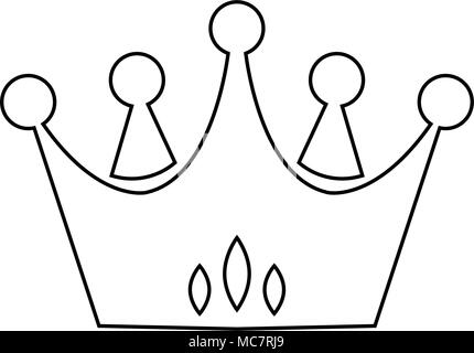König Königin Zeichen Symbol Prinzessin Piktogramm Symbol Piktogramm ...