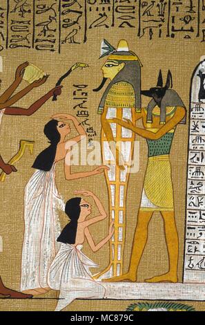 Ägyptischen Mythos - ANUBIS & Mumie Anubis, die Mumie, die während der ...