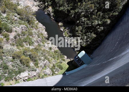 Tooma, Australien - Jan 28, 2018. Tooma Dam ist ein wichtiger ohne ...