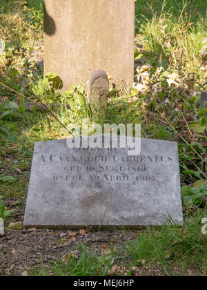 Grabstein Mutter Vincent van Gogh Stockfotografie - Alamy