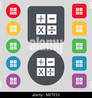 Multiplikation, Division, plus, minus Symbol Math symbol Mathematik ...