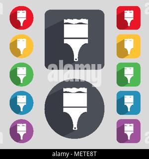 Kunst, Stempel, Farbe, Künstler, Maler, Pinsel, Pinsel, Palette ...