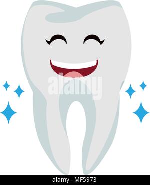 Zahn lustig Cartoon Vektor Abbildung - Bild: 221171387 - Alamy