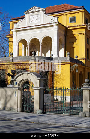 Das Lenbachhaus, im florentinischen Stil Villa Haus für den Maler Franz ...