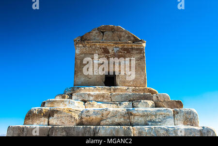Mausoleum von Kyros II. Achämenidischen König von Persien (559-530 v ...