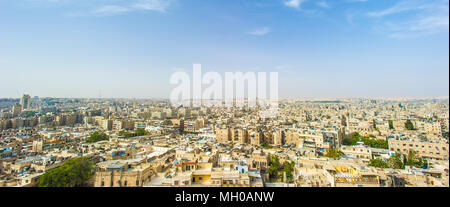 Landschaft von Aleppo, Syrien, die größte Stadt in Syrien und dient als ...