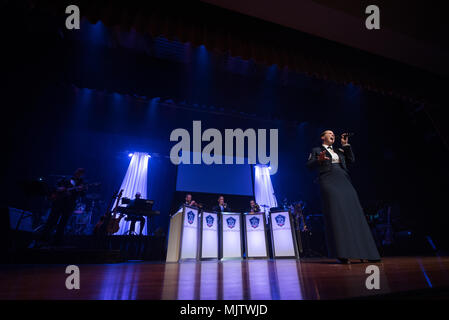 Die Heartland von Amerika Band ausführt bei einem Urlaub Konzert in ...
