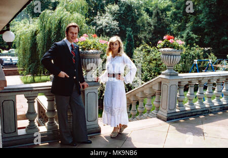 Johannes Neckermann, Sohn von Dressurreiter Josef Neckermann, mit ...