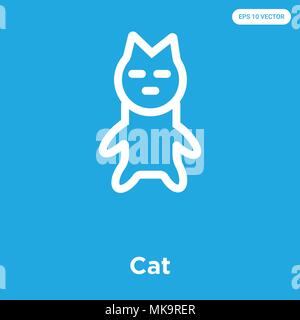 Katzensymbol-Vektor, gefülltes flaches Zeichen, solides Piktogramm ...