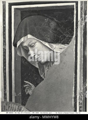 . "Giotto", Pianto di Santa Chiara e delle compagne. 1290 s. Siehe Dateiname oder Kategorie ...