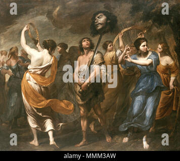Der Triumph von David 1645 - 1650 von Andrea Vaccaro 1604-1670 Neapel ...