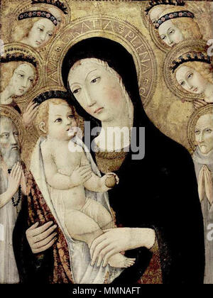 Madonna mit Kind um 1450 Sano di Pietro (Ansano di Pietro di Mencio ...