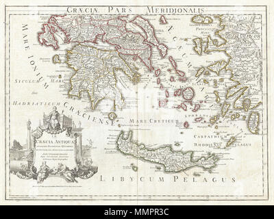 politische, Griechenland, Griechisch, Athen, Karte, Atlas, Weltkarte ...