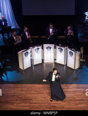 Die Heartland von Amerika Band ausführt bei einem Urlaub Konzert in ...