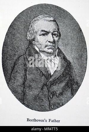 Portrait von Maria Magdalena Keverich (1746-1787) Mutter der Komponist Ludwig van Beethoven. Vom ...