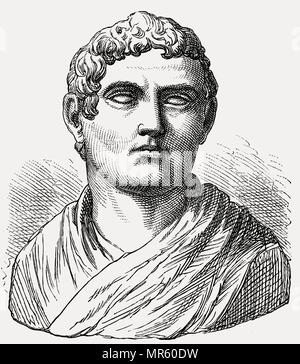 Marcus Atilius Regulus, römischer Staatsmann, General und Konsul, von ...