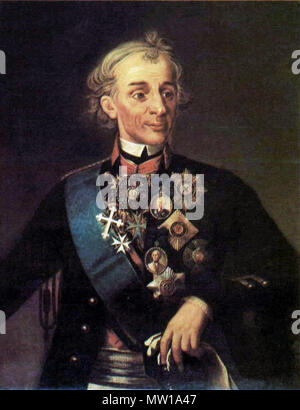 . Englisch: Alexander Wassiljewitsch Suworow (1730-1800), Russische ...