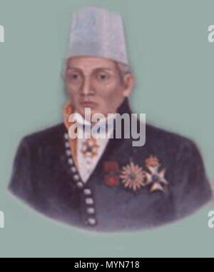 . Englisch: PAKUBUWONO VIII Nederlands: Pakoeboewono VIII. um 1860 ...
