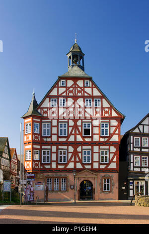 Das Rathaus von Grünberg, Hessen, Deutschland, Europa, PublicGround ...