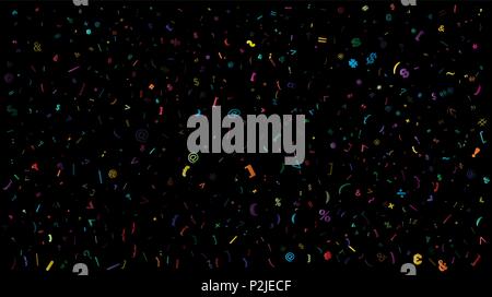 Random besonderes Zeichen, Doppelpunkt Alphabet schönen Hintergrund ...