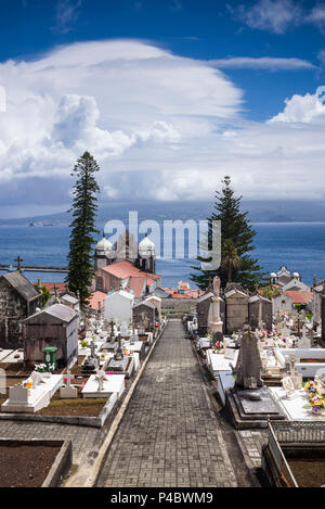 Blick auf Pico Insel von Faial. Azoren Stockfotografie - Alamy