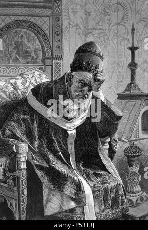 Bonifatius VIII., Papst von 1294 bis zu seinem Tod im Jahre 1303 ...