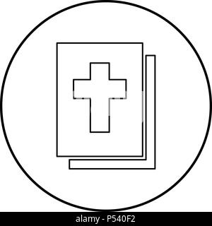 Heilige Bibel Symbol. Gottesdienst, Kirche, Psalm Symbol. Vector ...