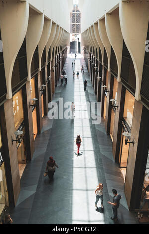 Innenraum der neuen moderne Beirut Souks Einzelhandelsentwicklung in ...
